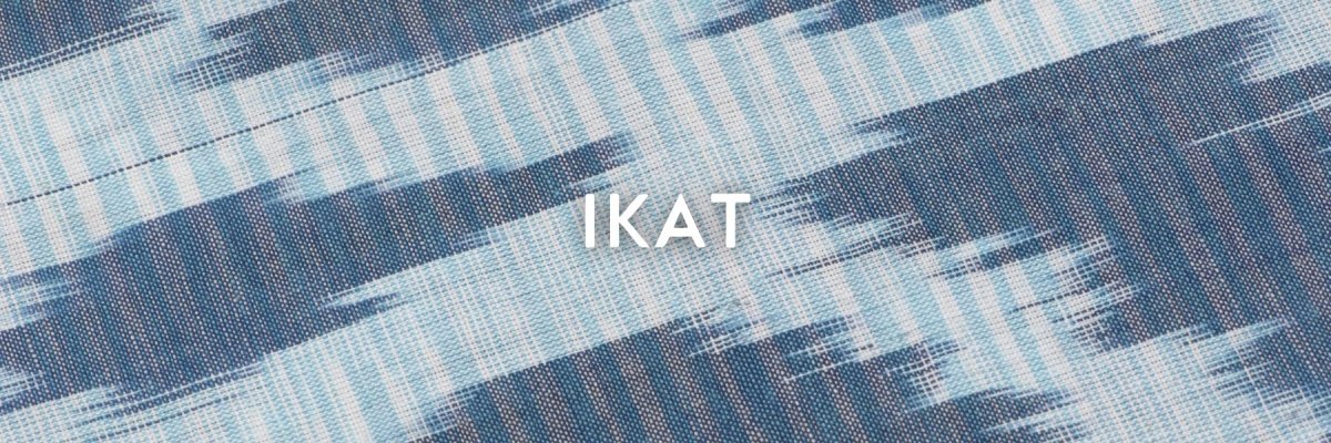 Crafted in Ikat on Brown Living™