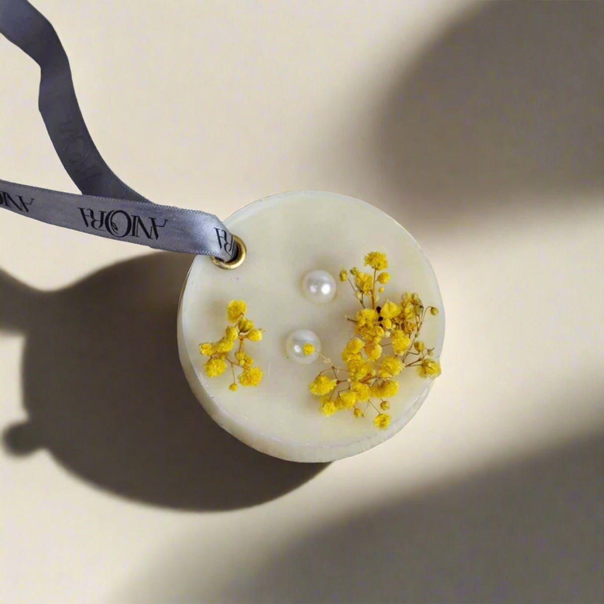 Jasmine Big Round Sachet | Wax Sachets & Fragrance by Aniora – Brown ...