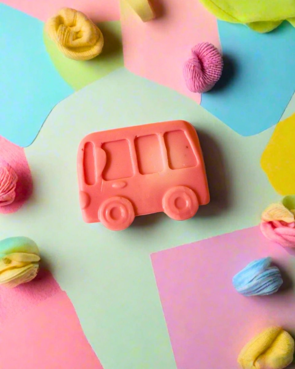 Kids Bus Shaped Goat Milk Shea Butter Soap Bar 100g | Body Soap by ...