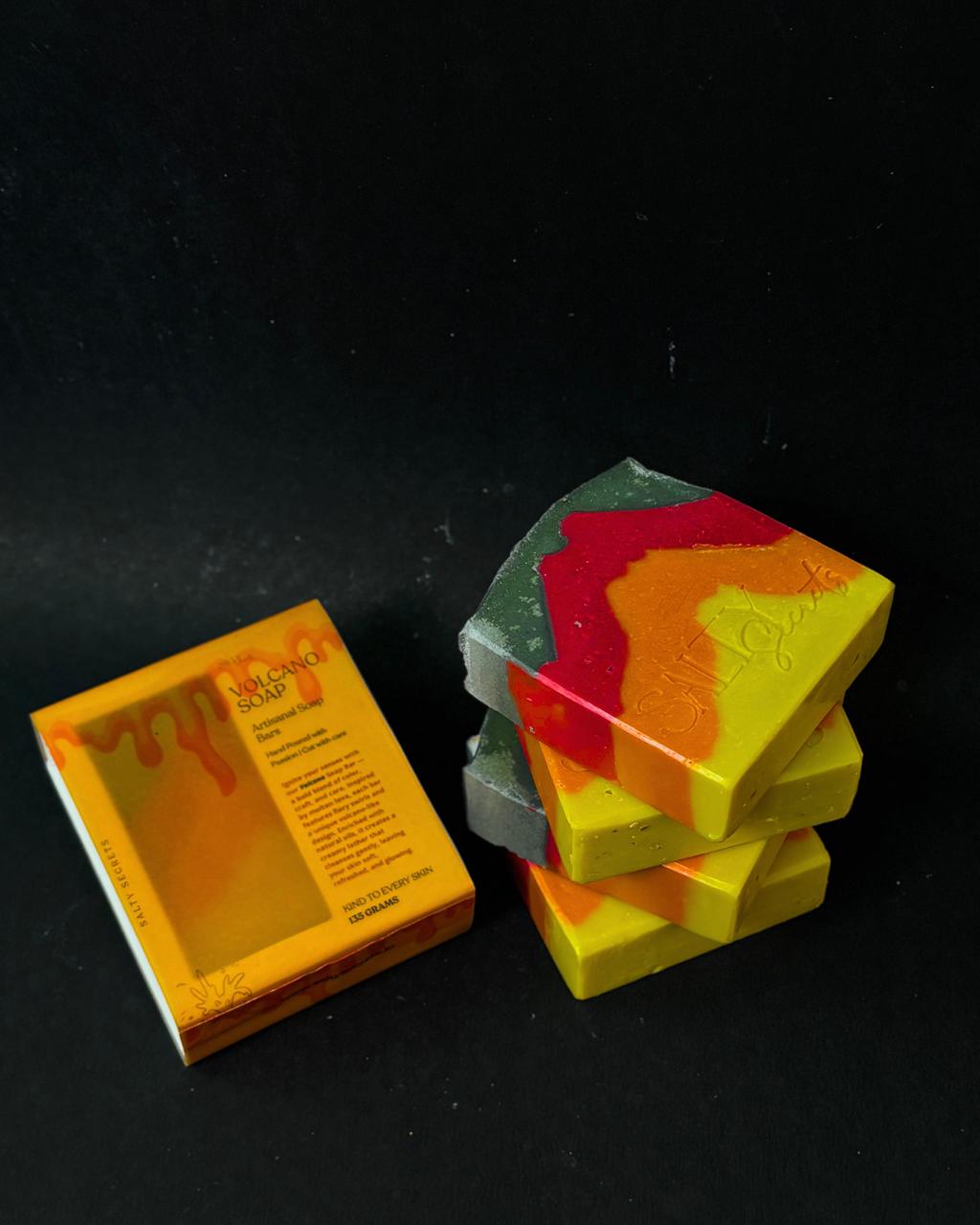 Volcano Bar Soap | Handmade Natural Bath Soap with Invigorating Scent ...