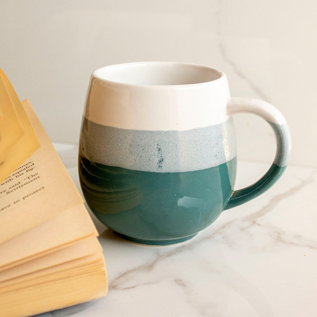 Buy Ombre Turquoise Coffee Mug Online on Brown Living | Mugs