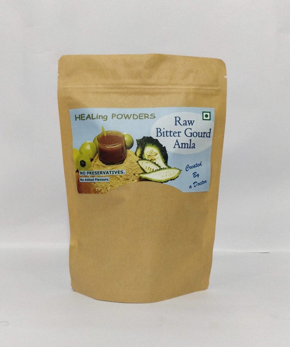 Buy Sustainable Raw Bitter Gourd with Amla - 300g on Brown Living™